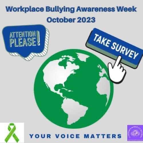 Workplace Bullying Awareness Week October 2023 - Ireland